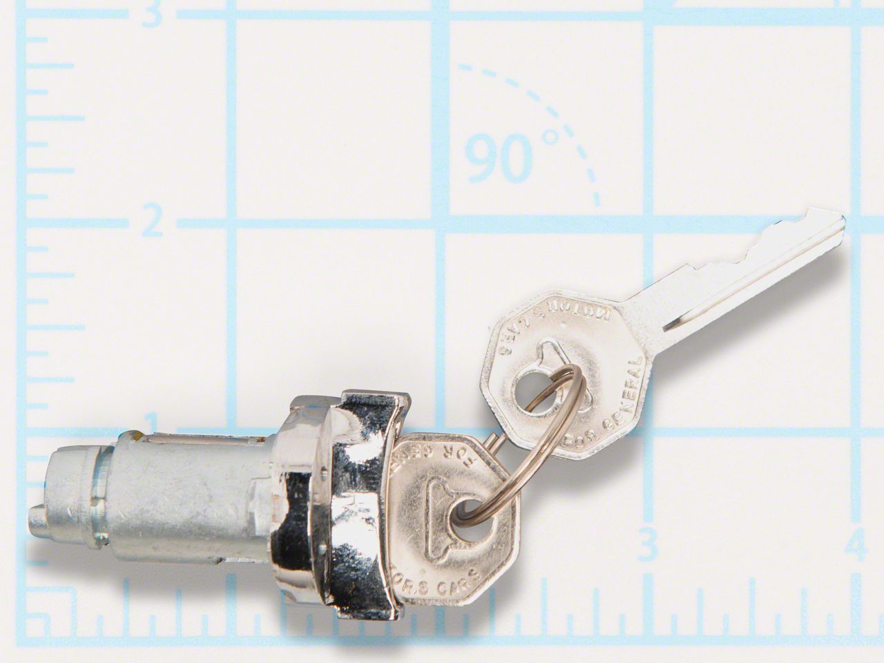 Ecklers Ignition Lock with Replacement Keys (55-57 150, 210, Bel Air ...