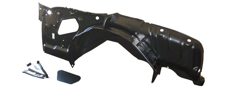 Ecklers Inner Quarter/Trunk Wall Assembly,Left,2-Door Hardtop,55-57