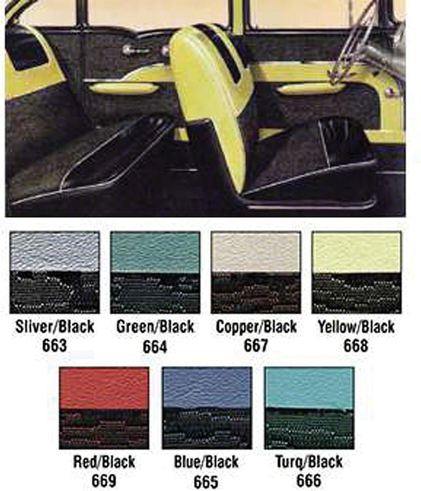 Ecklers Chevy Interior Package Kit, 4-Door Sedan, Bel Air, 1957 (Bel ...