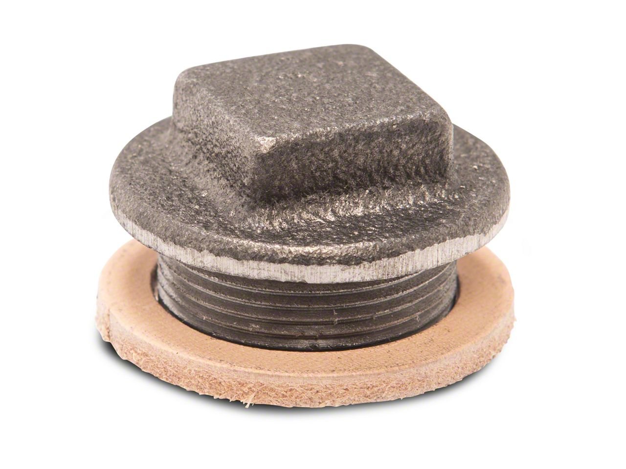 Ecklers Rear End Fill Plug and Leather Gasket (55-57 150, 210, Bel Air ...