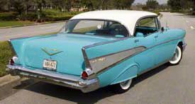 Ecklers Rear Glass, Clear, 4-Door Hardtop (56-57 Chevy Bel Air; 56-57 ...