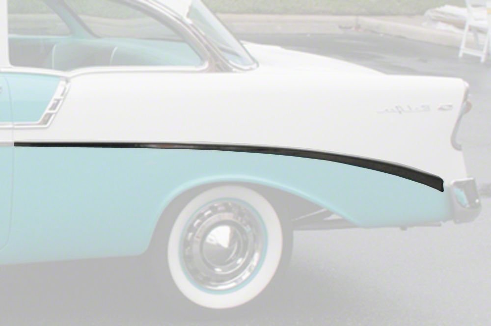 Ecklers Rear Quarter Panel Molding, Left, For 2-Door, Show Quality ...