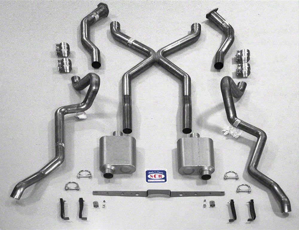 Ecklers SCR X Quickflow Performance Dual 2-1/2 Exhaust System, With ...