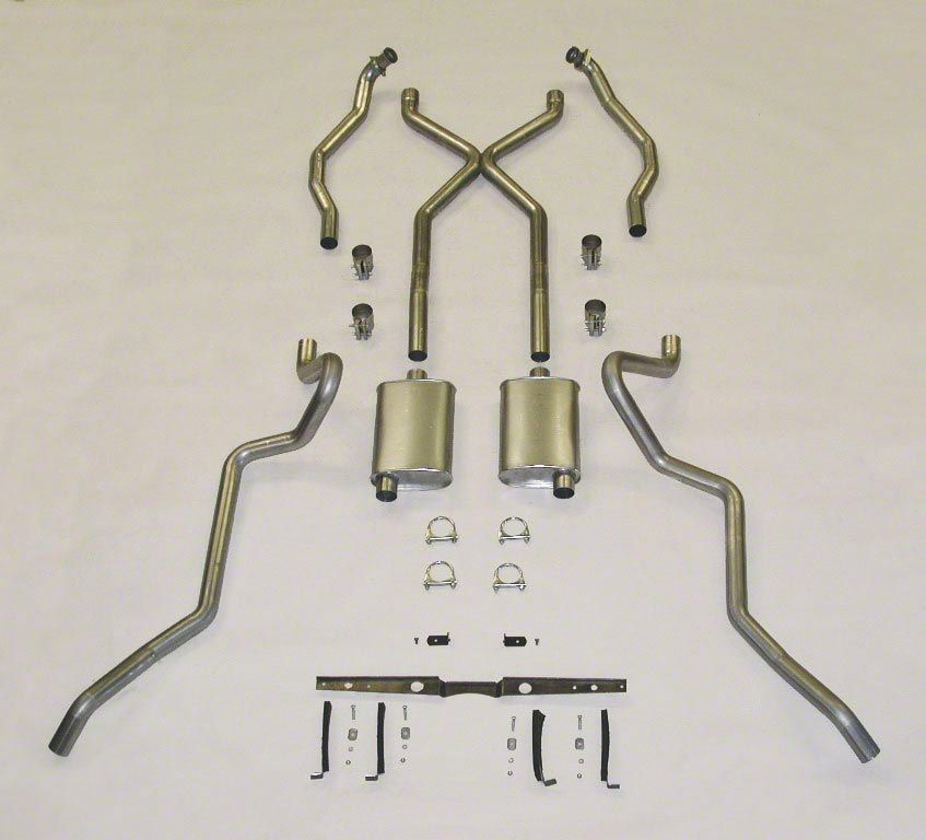 Ecklers SCR X Turbo Performance Dual 2-1/2 Exhaust System, For Use With ...