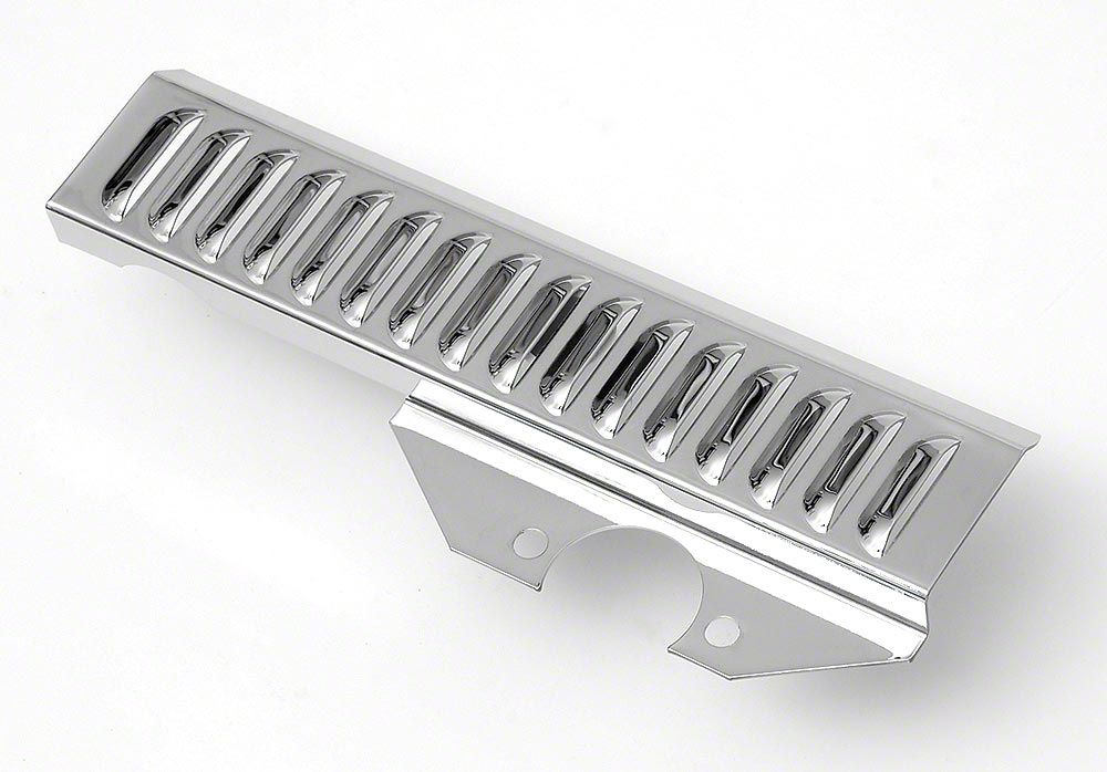 Ecklers Steering Box Cover,Louvered,Chrome,55-57