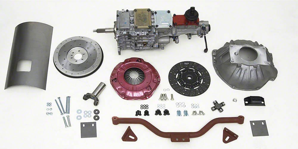 Ecklers Tremec 5-Spd Trans Kit,Ext Balanced Flywheel,Aluminum,55-57