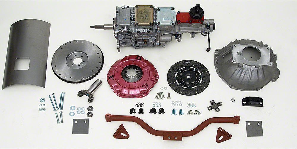 Ecklers Tremec 5-Spd Trans Kit,Ext Balanced Flywheel,Steel,55-57