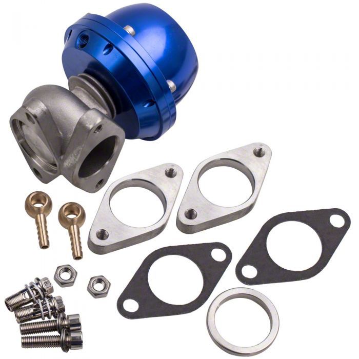 Ecklers 38mm Flange Mount External Wastegate; Blue (Universal; Some ...