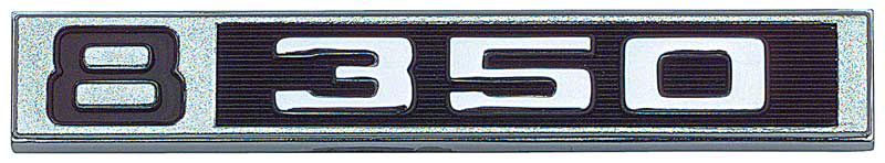 Ecklers 8 350 Front Fender Emblems with Hardware (69-72 C/K10)