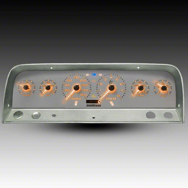 Ecklers Analog Gauge Panel with GPS Sending Unit and White Faceplate ...