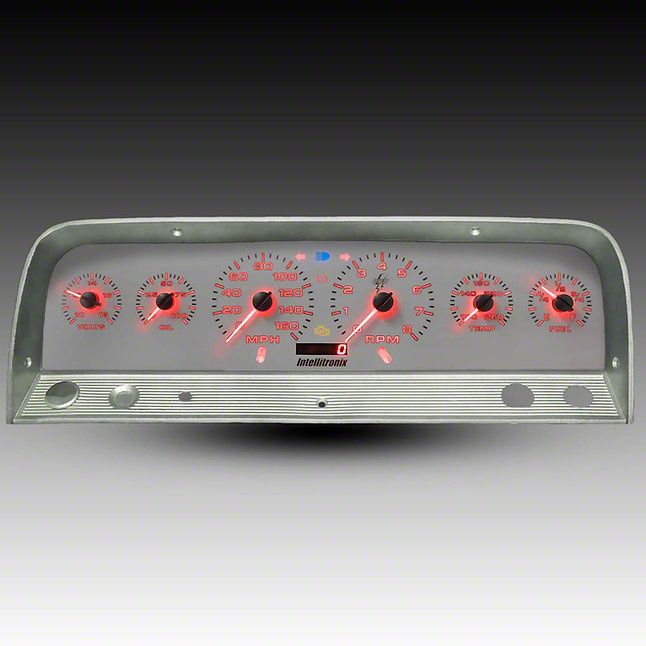 Ecklers Analog Gauge Panel with GPS Sending Unit and White Faceplate ...