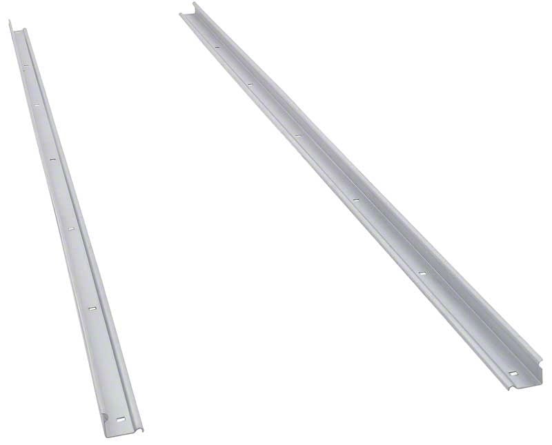 Ecklers Bed Angle Strips; Raw Steel; Paintable (47-53 Chevrolet Truck w ...
