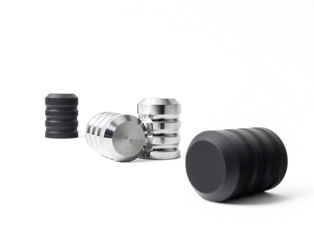 Ecklers Billet Wiper Delete Caps; Matte Black Cerakote (88-00 C1500 ...