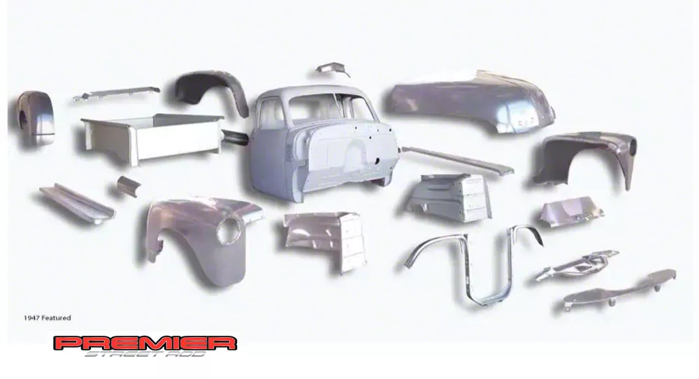 Ecklers Body Kit,Complete Sheet Metal,52-53