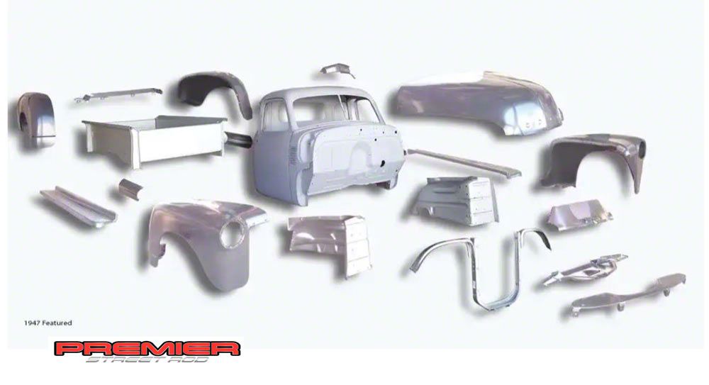 Ecklers Body Kit,Complete Sheet Metal,52-53