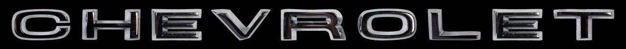 Ecklers Chevrolet Hood Letters (67-68 C/K10)