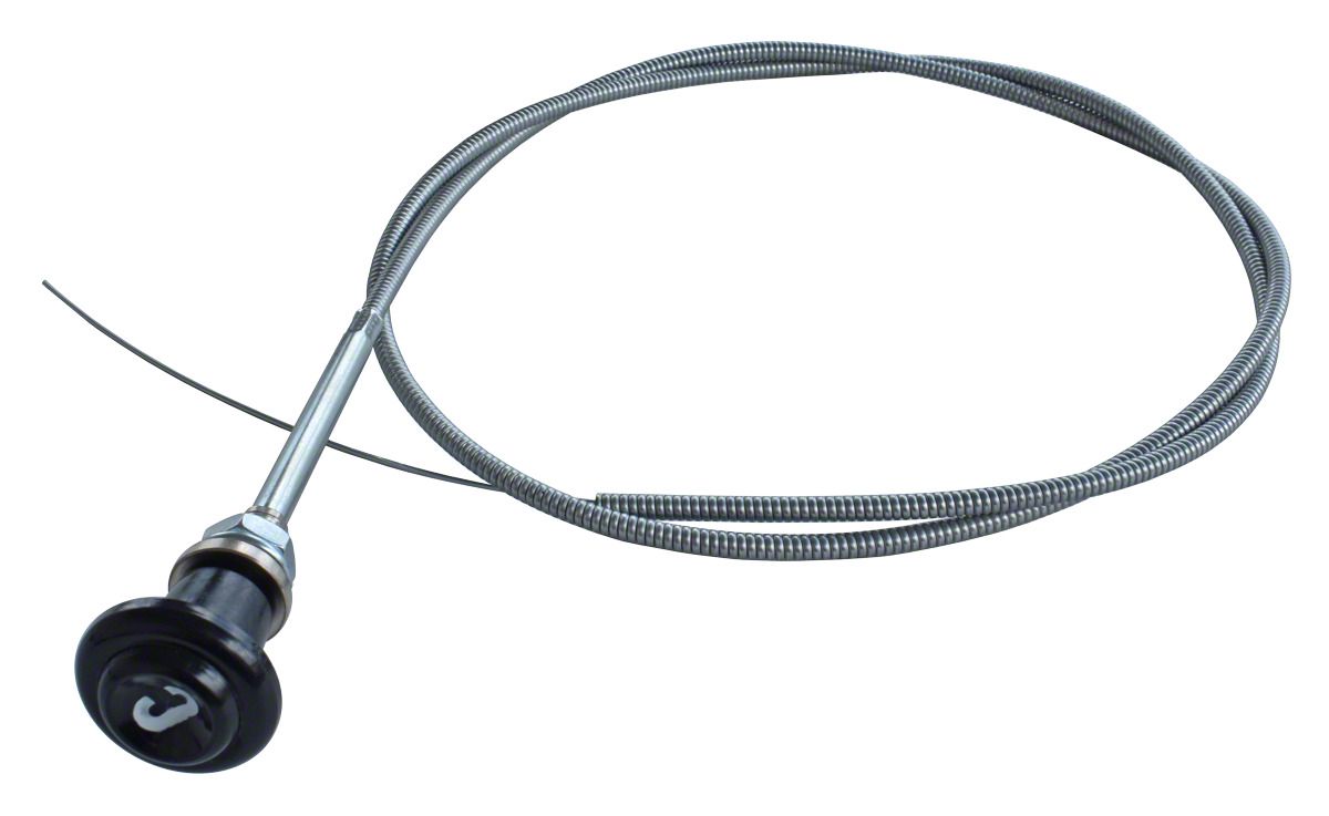 Ecklers Choke Cable with Black Knob (Late 55-59 Chevrolet/GMC Truck)