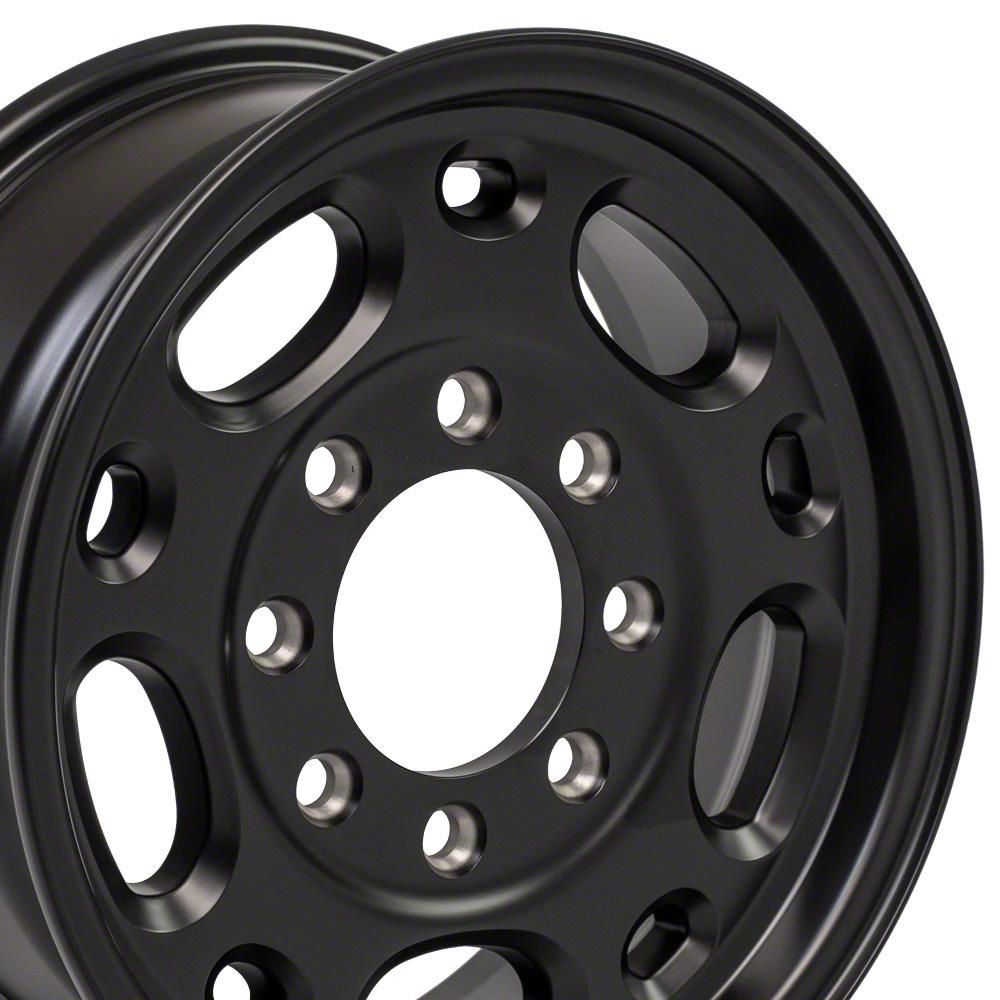 Ecklers CV82 Satin Black 8-Lug Wheel; 16x6.5; 28mm Offset (88-00 C2500 ...
