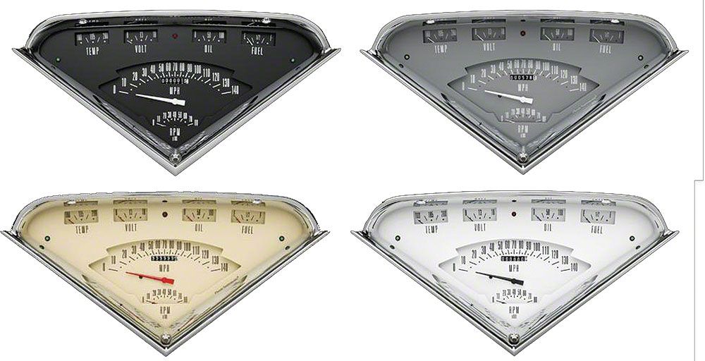 Ecklers Chevy Truck Dash Instrument Panel & Bezel Kit, Tac