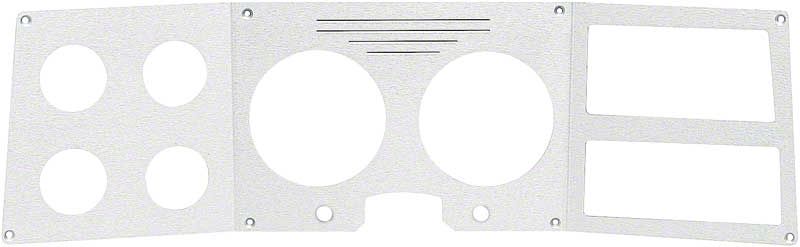 Ecklers Dash Panel Overlay with Brushed Finish; Billet Aluminum (81-86 ...
