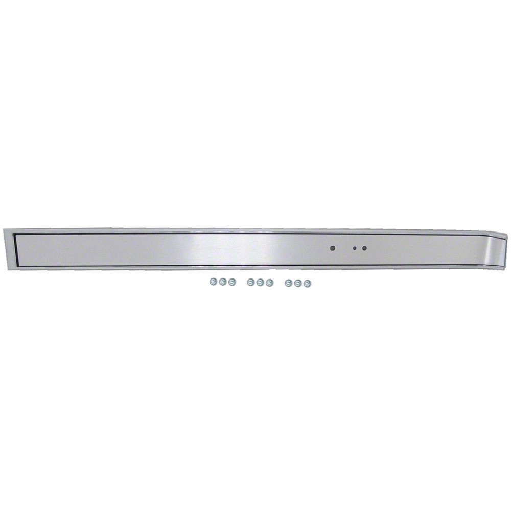 Ecklers Dash Plate Molding; Brushed Aluminum (81-86 C/K10 w/o A/C)