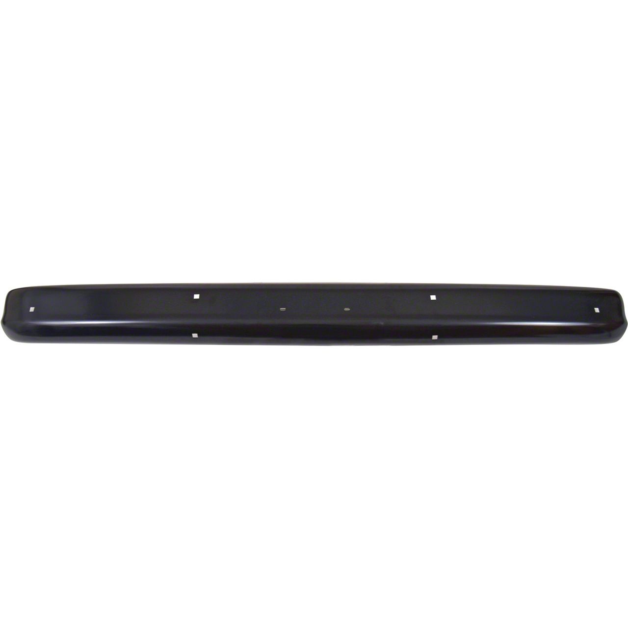 Ecklers Front Bumper; Black (63-66 C10)