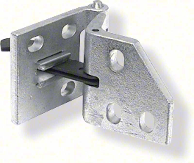 Ecklers Front Door Hinge; Upper Passenger Side (67-72 C/K10)