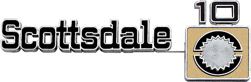 Ecklers Front Fender Emblem (75-80 C/K10)