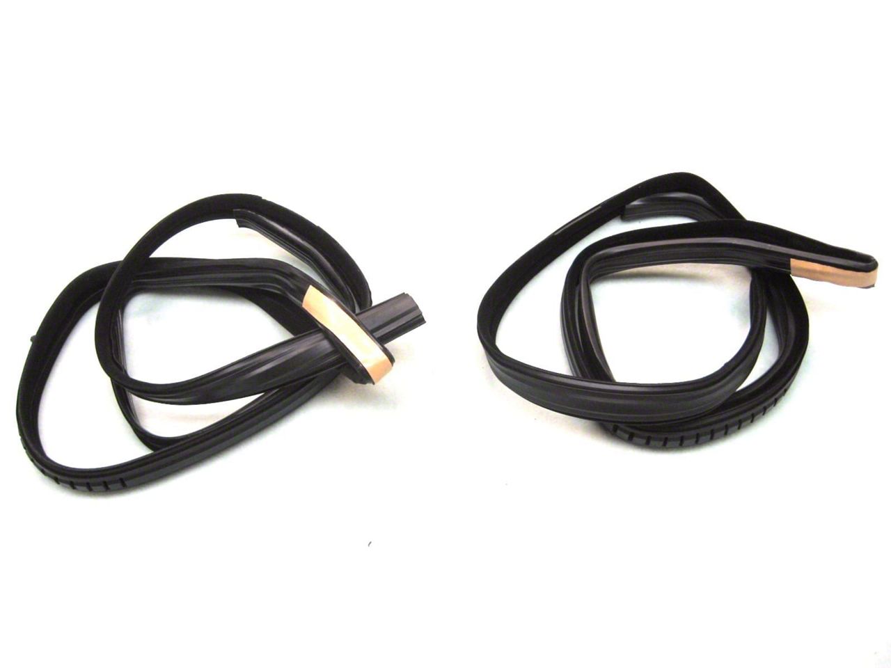 Ecklers Glass Run Window Channel Kit; Driver and Passenger Side (73-91 ...