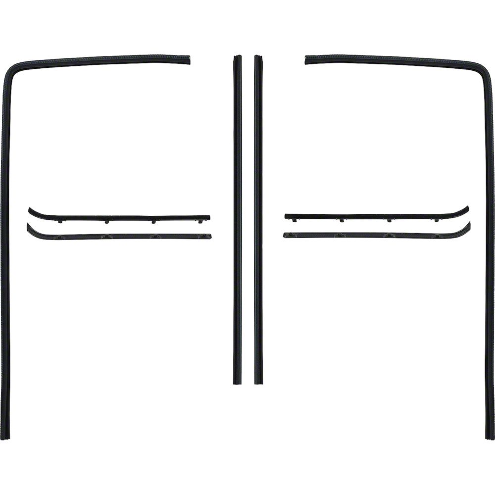 Ecklers Glass Run and Window Felt Anti Rattle Weatherstrip Set with ...