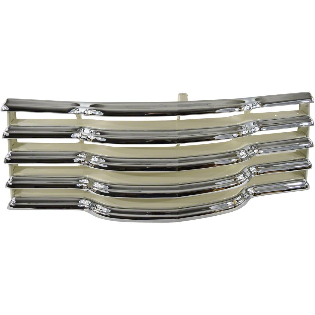 Ecklers Grille Assembly; Chrome with Ivory Backsplash (47-53 Chevrolet ...