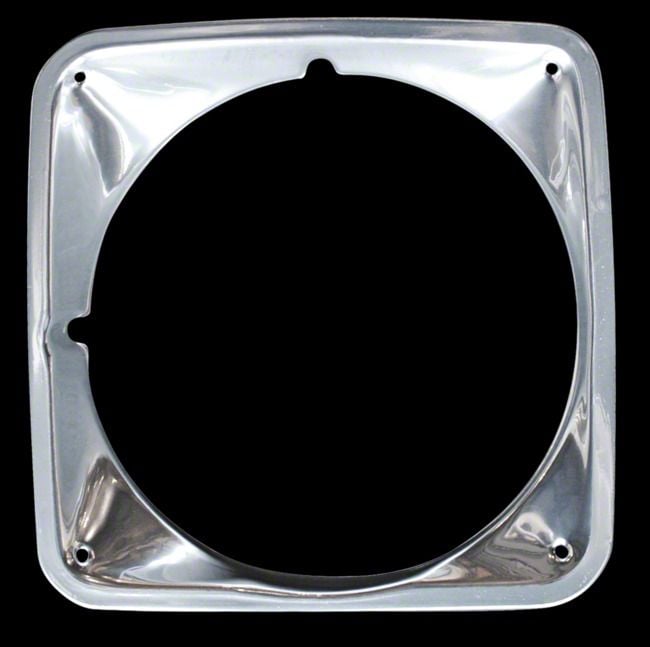 Ecklers Headlight Bezel; Bright Anodized; Driver Side (69-72 C/K10)