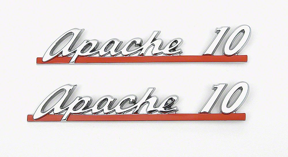 Ecklers Hood Emblems, Apache 10 (1961 C10 Pickup; 1961 C20 Pickup; 1961 ...