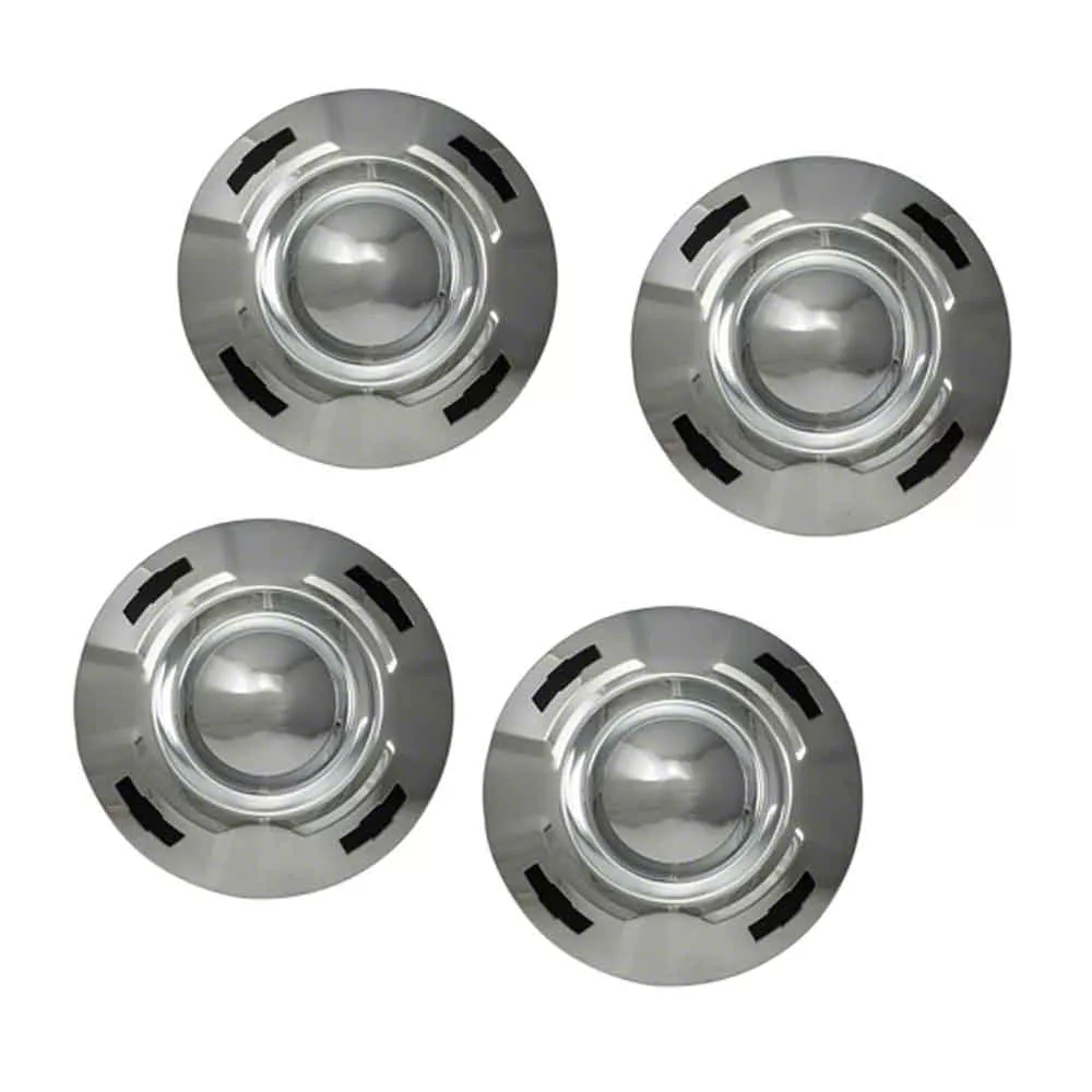 Ecklers Hub Cap Set,Chrome,57-60