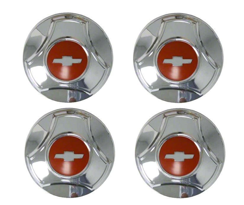 Ecklers Hub Cap Set, Chrome (64-66 C10 Pickup; 64-66 C20 Pickup; 64-66 ...