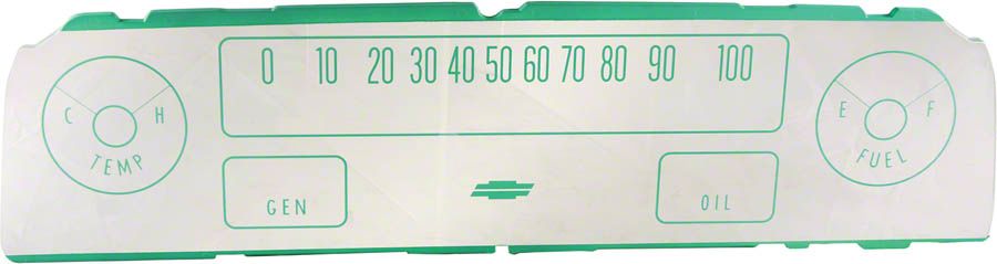 Ecklers Instrument Cluster Lens, For Trucks Without Lower Gauges (64-66 ...