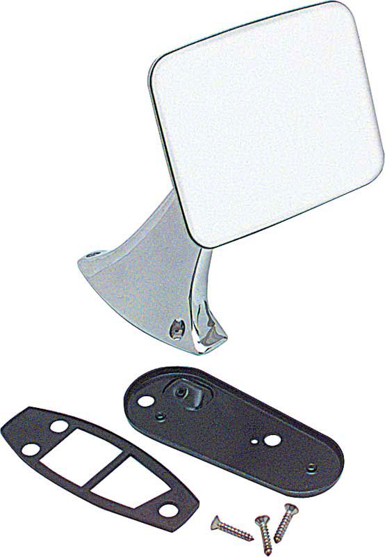 Ecklers Outer Door Mirror Kit; Passenger Side (67-72 Blazer, C10, C20 ...