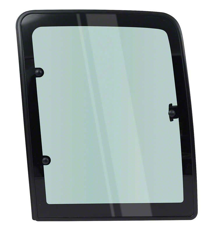 Ecklers Pop-Out Quarter Window Glass with Frame; Light Green Tint ...