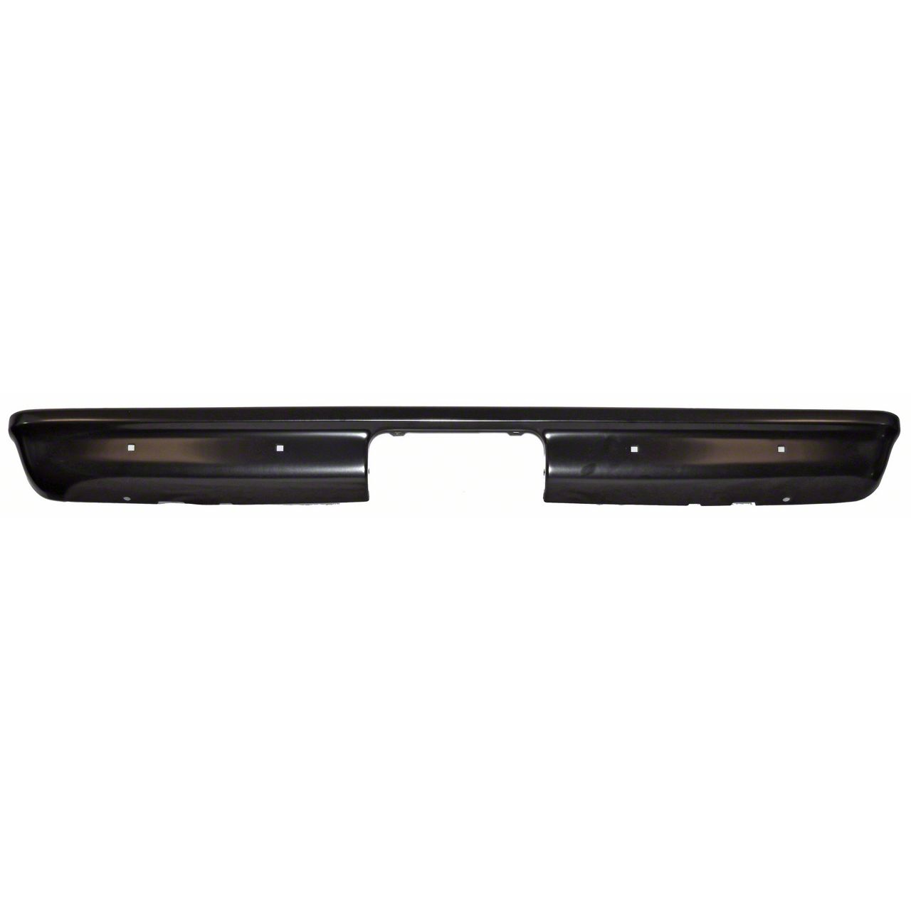 Ecklers Rear Bumper; Black (67-72 C10 Fleetside)