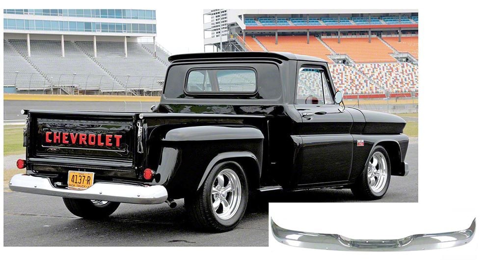 OPR Ecklers Chevy Truck Rear Bumper,Stepside, Chrome, Best, 1960-1966 ...