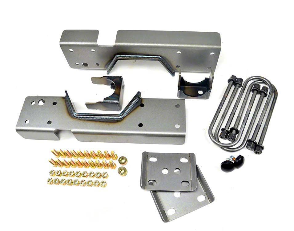 Ecklers Rear Lowering Kit with U-Bolts; 8-Inch (88-98 C3500)