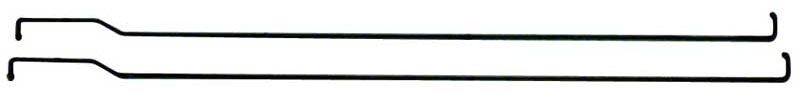 Ecklers Tailgate Rods (67-72 C10, C20, K10, K20 Fleetside; 69-72 Blazer ...