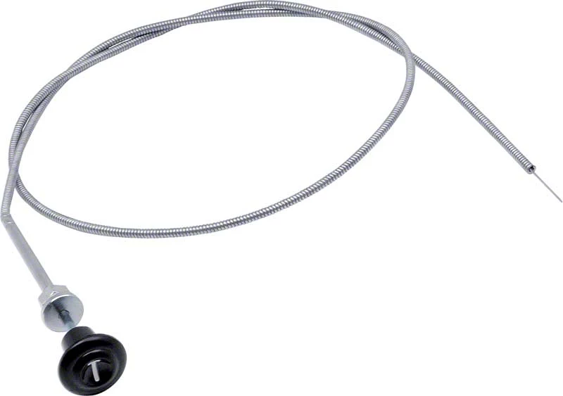Ecklers Throttle Cable with Black Knob (55-59 Chevrolet Truck)