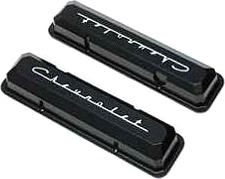 Ecklers Valve Covers,SB,Alum,Black Power Coated,55-72