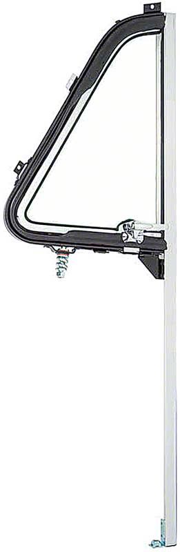 Ecklers Vent Window Assembly with Chrome Division Bar; Clear Glass ...