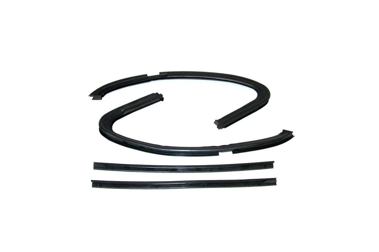 Ecklers Vent Window Seal Kit; Front; Driver and Passenger Side (73-80 ...
