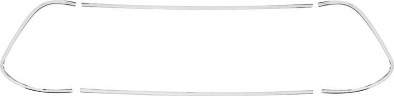 Ecklers Windshield Molding Set with Connector Clips (55-59 Chevrolet Truck)
