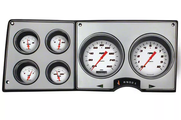 Classic Instruments Ecklers Velocity White Gauge Cluster Package ...
