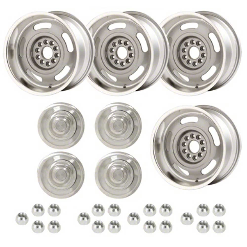 Ecklers Rally Wheel Kit, 1-Piece Cast Aluminum With Plain Flat No ...