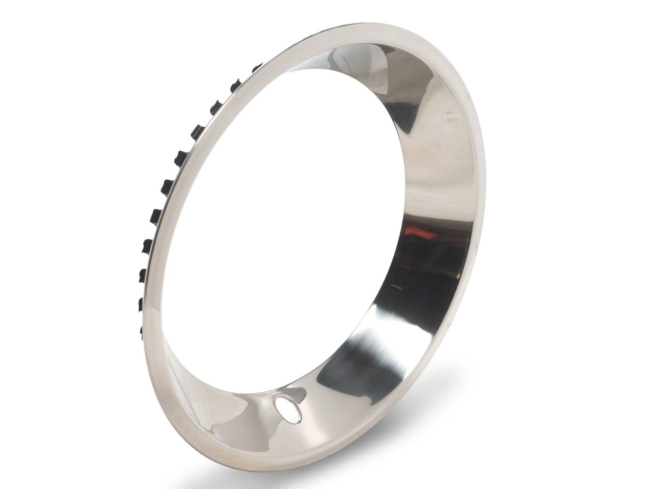 Ecklers 15-Inch Rally Wheel Trim Ring; 2-1/4-Inch Deep; Stainless Steel ...